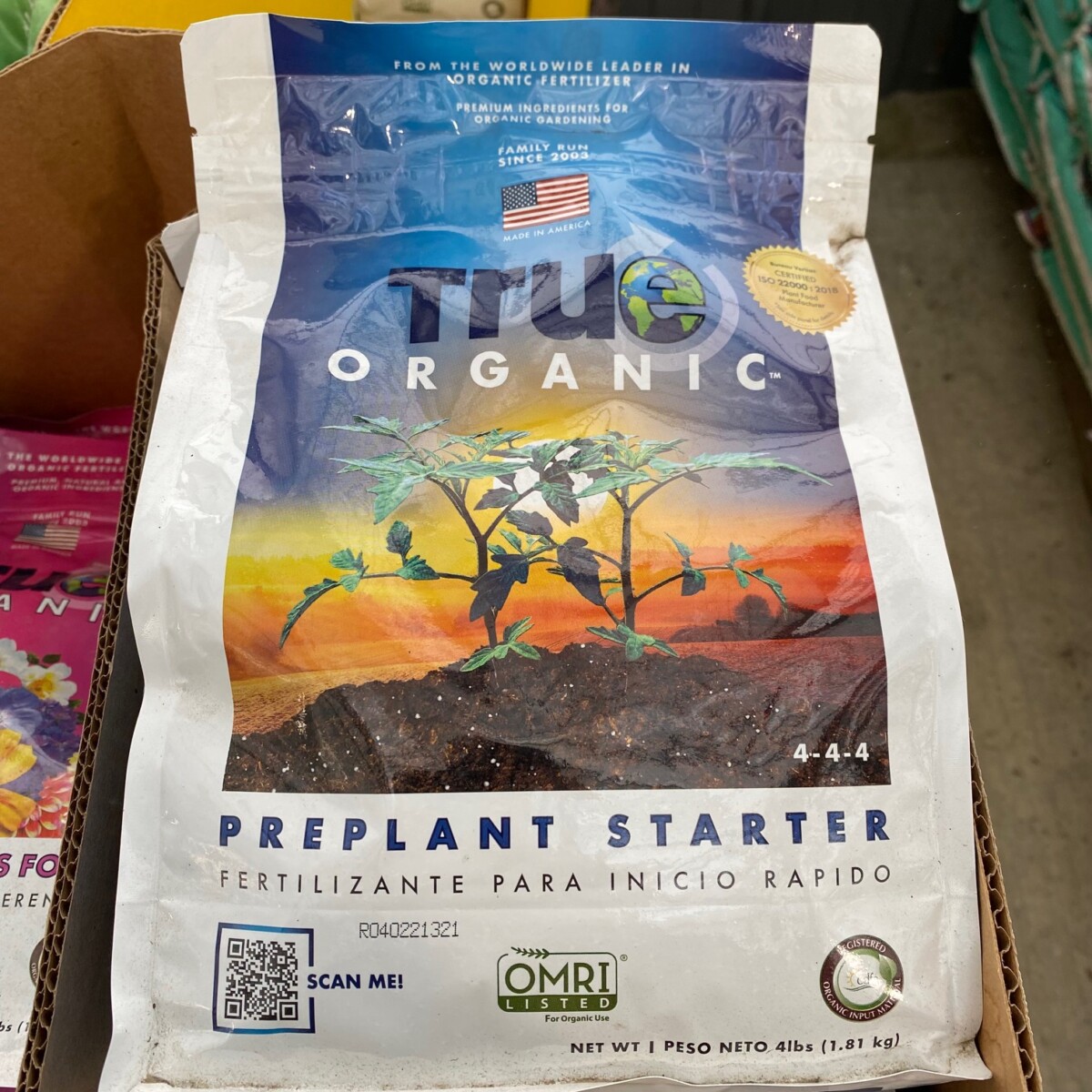 True Organics 4# Preplant Fertilizer - Klein's Floral & Greenhouses
